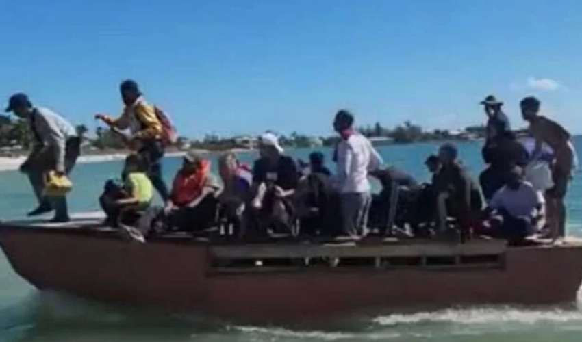 Balsa con migrantes cubanos llega a Islas de la Bahía » contextohn.com